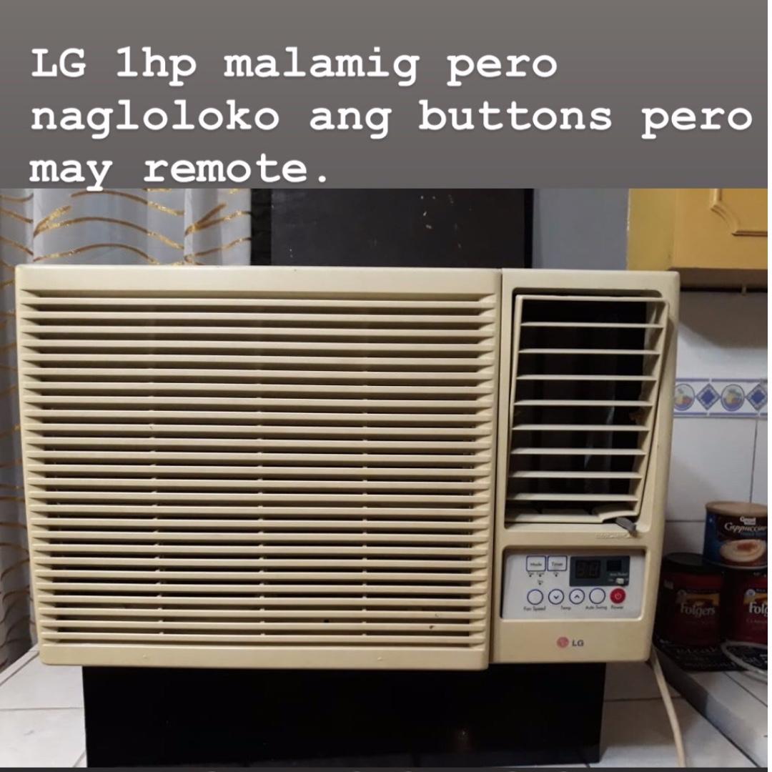LG Window Type AC- 1hp, TV & Home Appliances, Air Conditioning and ...