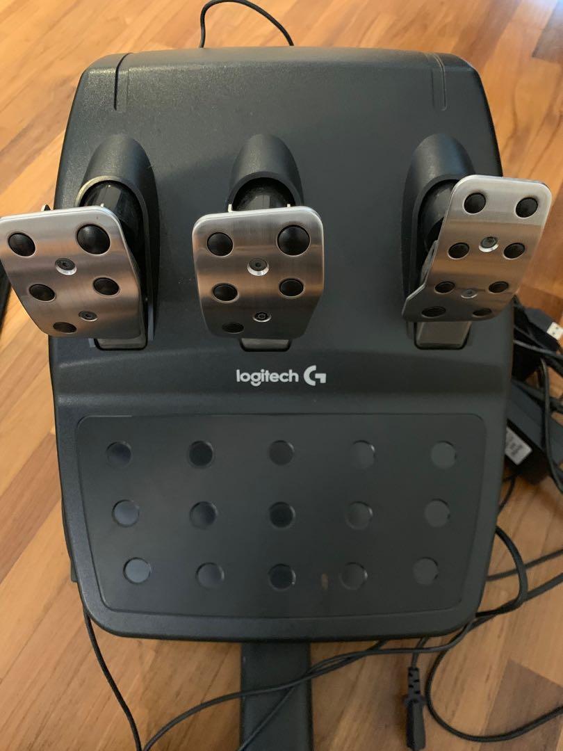 Logitech G920 steering wheel, pedals, gear shifter plus original ...