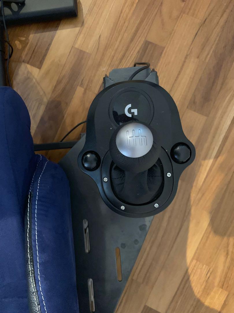 Logitech G920 steering wheel, pedals, gear shifter plus original ...