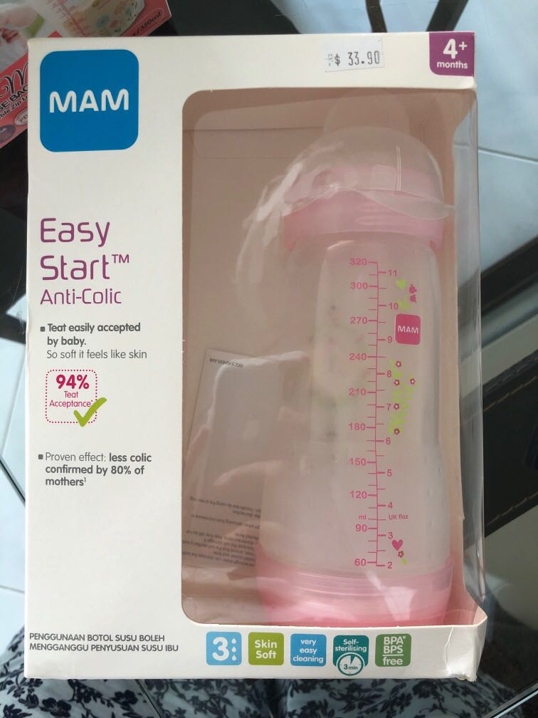 MAM milk bottle, Babies & Kids, Nursing & Feeding, Breastfeeding ...