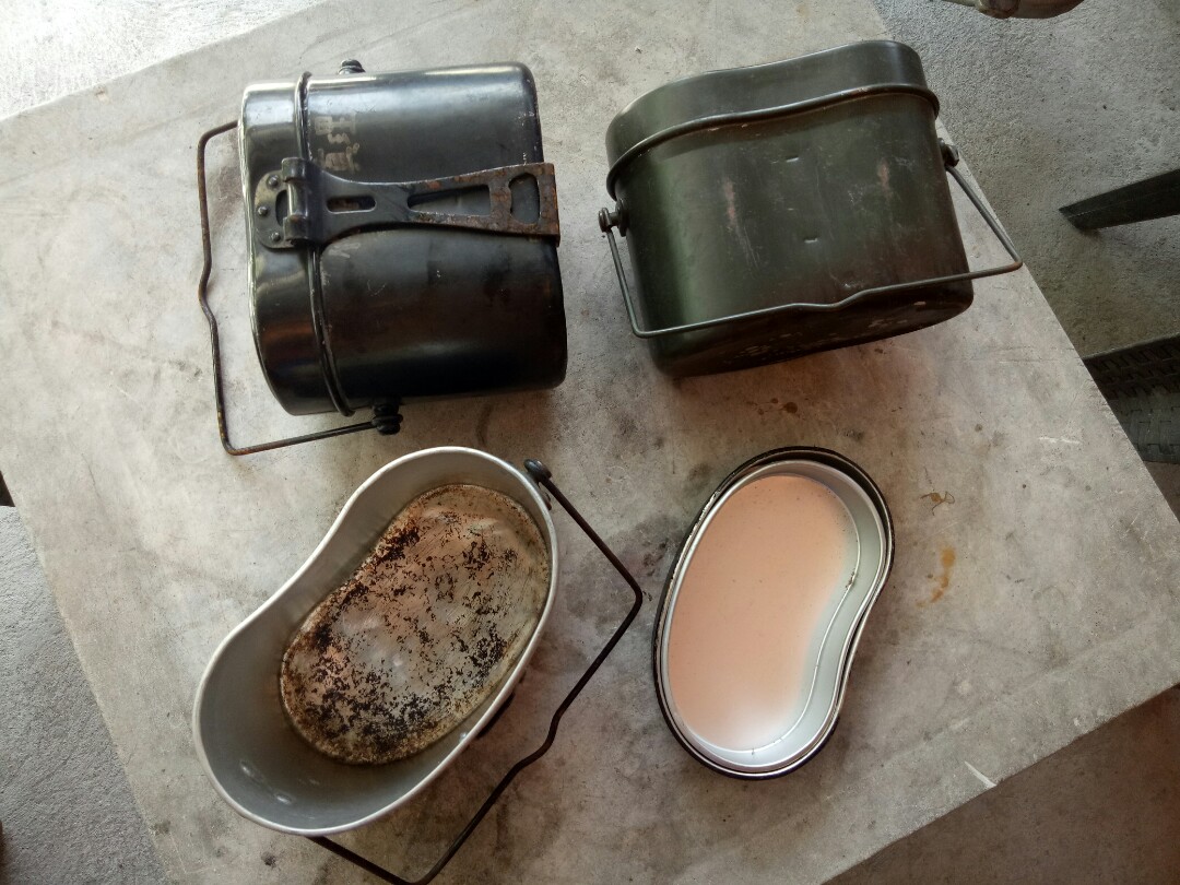 Vintage Japanese Mess Kits Army Rice Cooker Mizuno & KKK BrandsAluminum ...