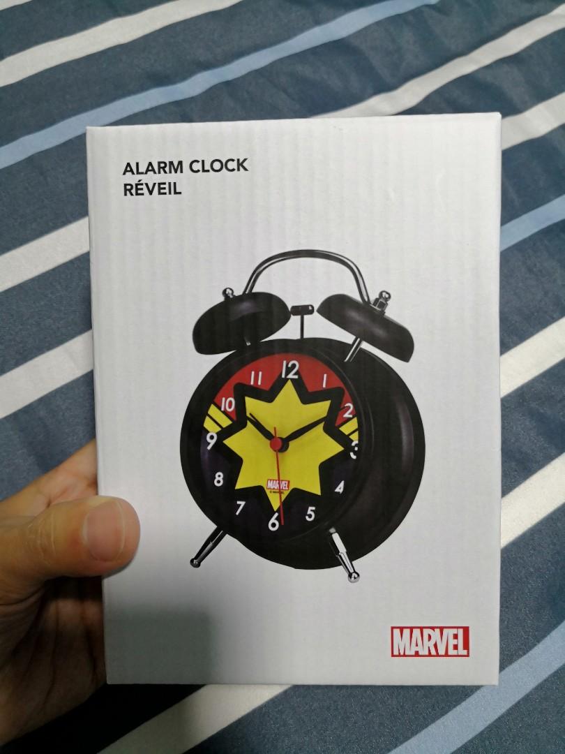 Miniso Captain Marvel Alarm Clock Reveil, Everything Else on Carousell