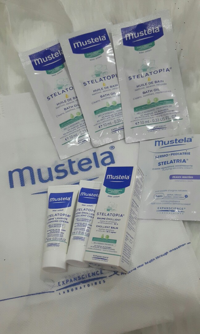 Mustela Stelatopia travel size kit, Babies & Kids, Bathing & Changing ...