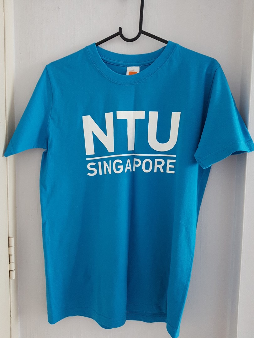 OFFICIAL NTU school shirt (blue), Women's Fashion, Tops, Shirts on ...