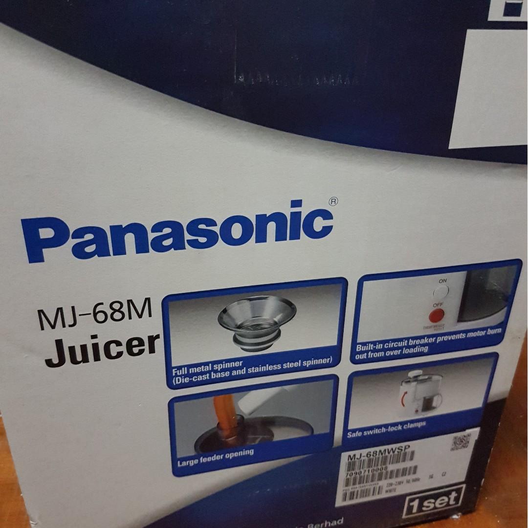 Panasonic Juicer MJ-68M, TV & Home Appliances, Kitchen Appliances ...