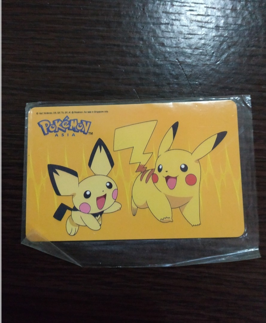 Pikachu , pichu Ezlink Card, Tickets & Vouchers, Vouchers on Carousell