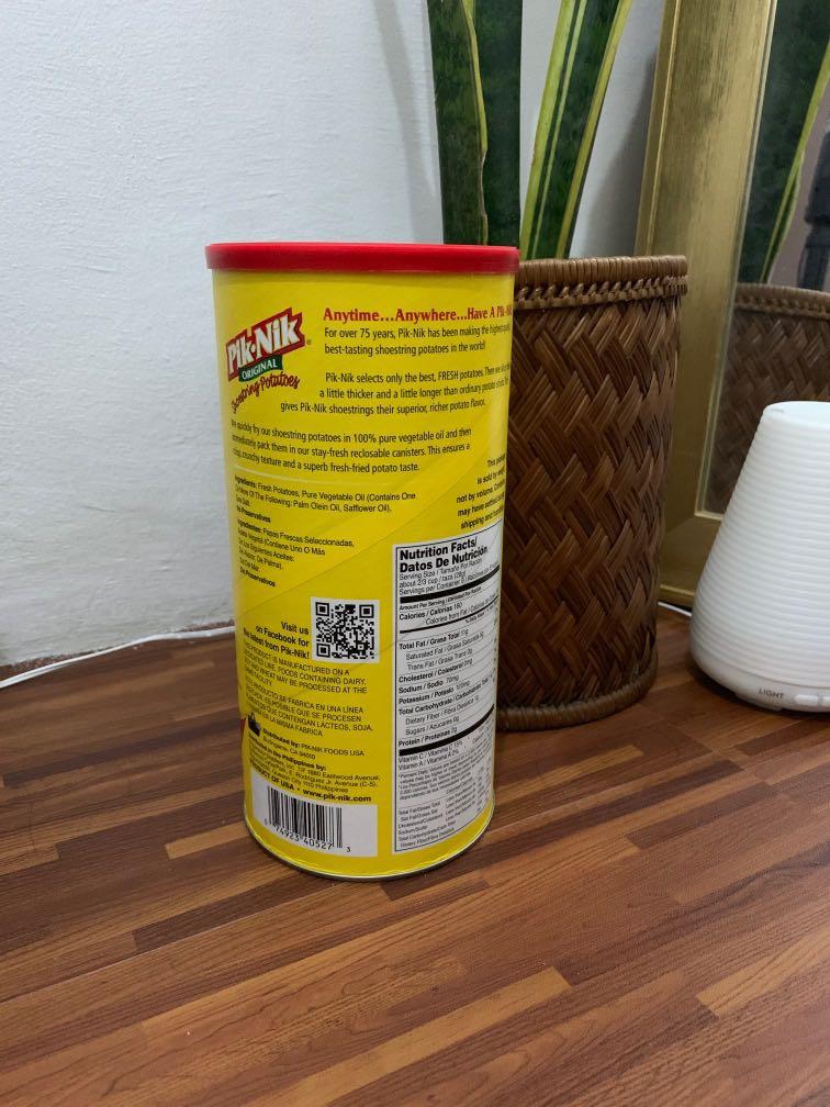 PikNik Original Shoestring Potatoes, Food & Drinks, Local Eats on Carousell