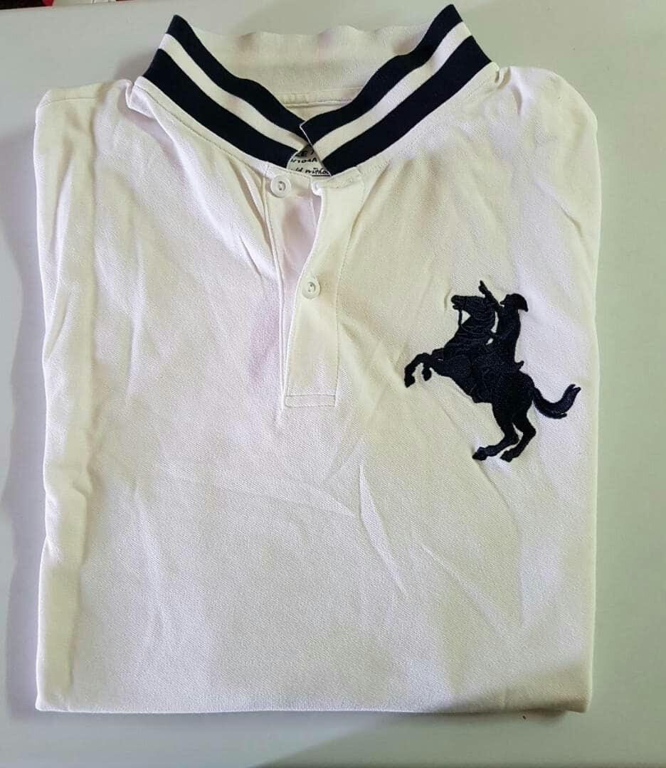 Polo Giordano (White), Men's Fashion, Tops & Sets, Tshirts & Polo ...