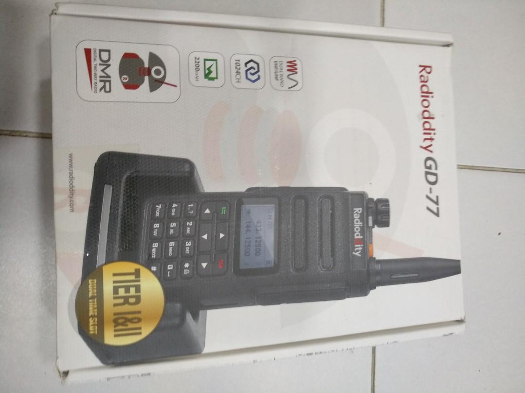 Radioddity GD-77 Dual Band Dual Time Slot DMR Digital/Analog Two Way ...