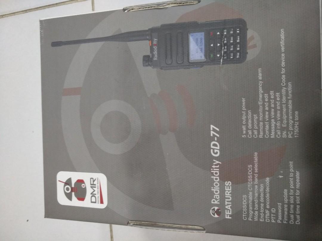 Radioddity GD-77 Dual Band Dual Time Slot DMR Digital/Analog Two Way ...