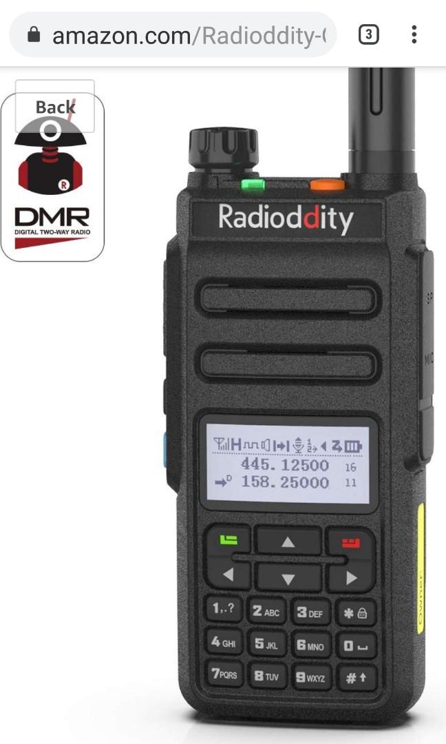 Radioddity GD-77 Dual Band Dual Time Slot DMR Digital/Analog Two Way ...