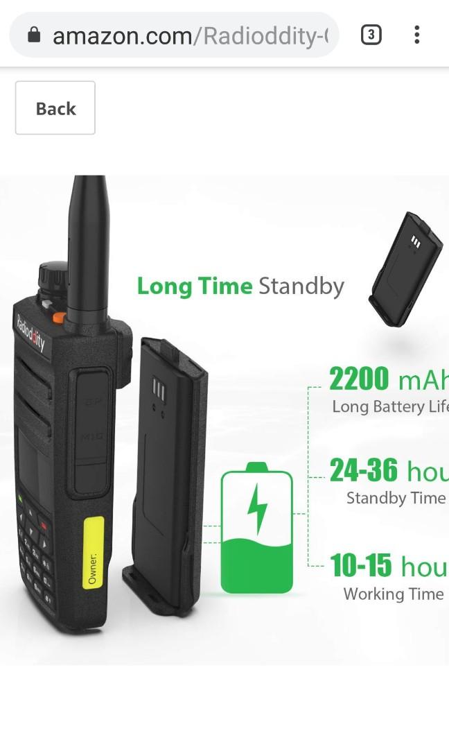 Radioddity GD-77 Dual Band Dual Time Slot DMR Digital/Analog Two Way ...