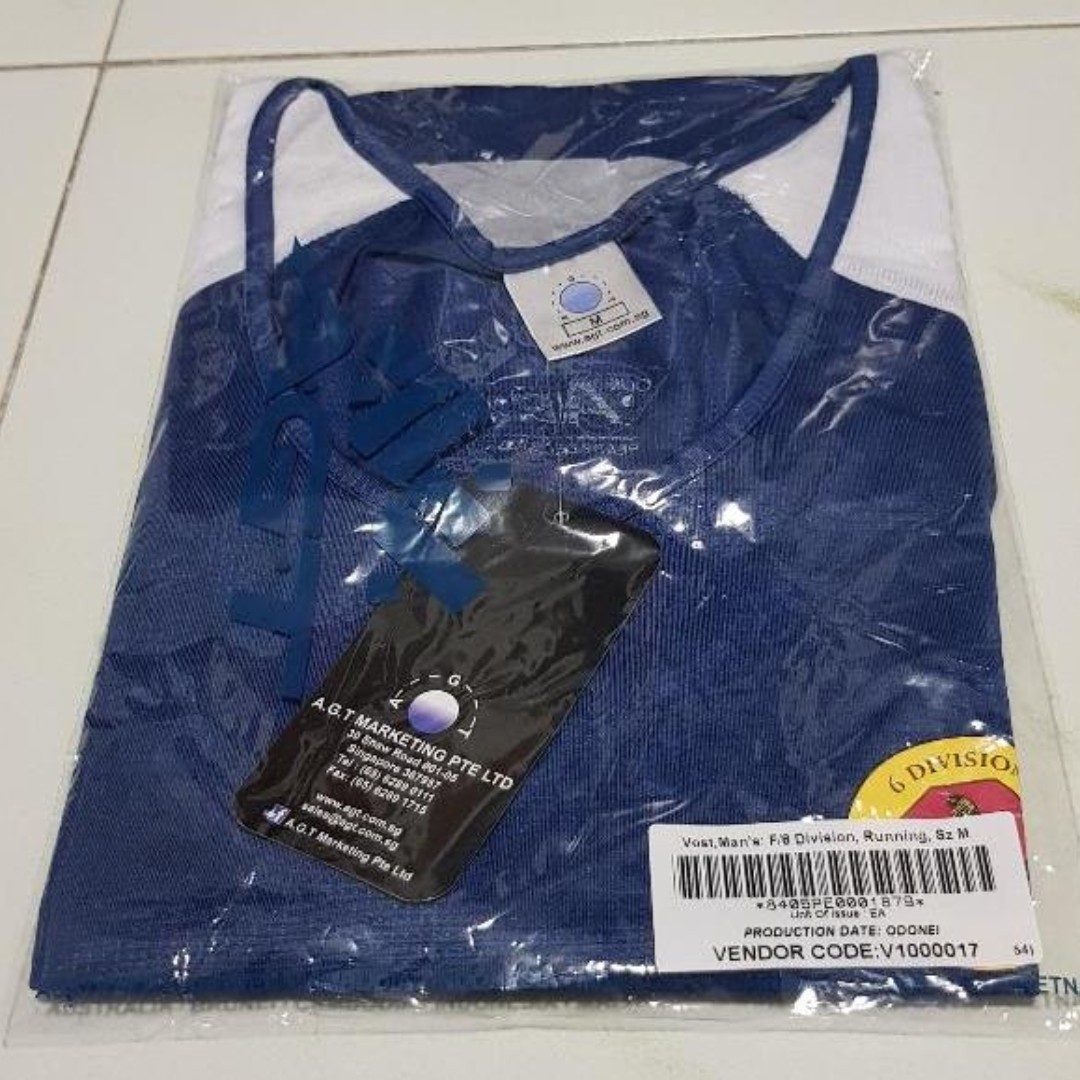 SAF 6th Division Singlet M Size, Men's Fashion, Tops & Sets, Tshirts ...