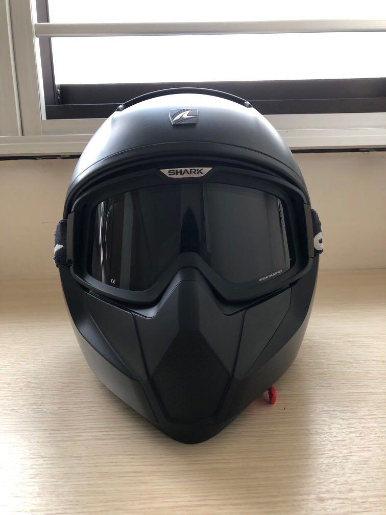 Shark drax helmet, Motorcycles, Motorcycle Accessories on Carousell
