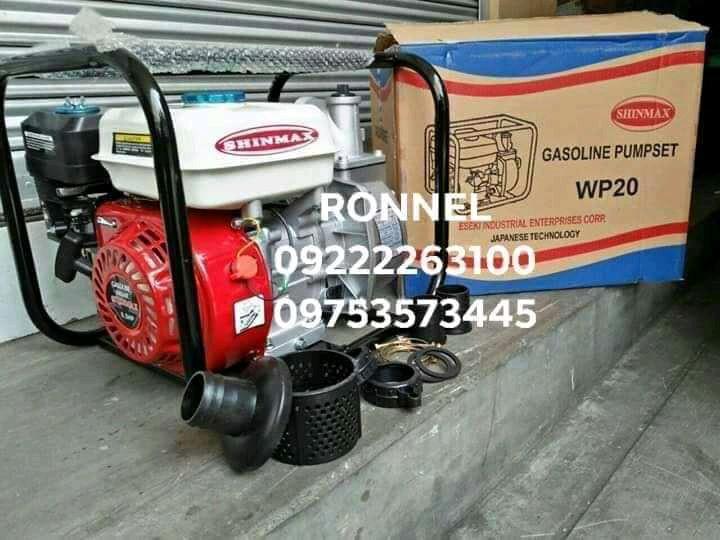 SHINMAX Industrial 6.5hp 2x2 Gasoline Engine Waterpump Set, Looking For on Carousell