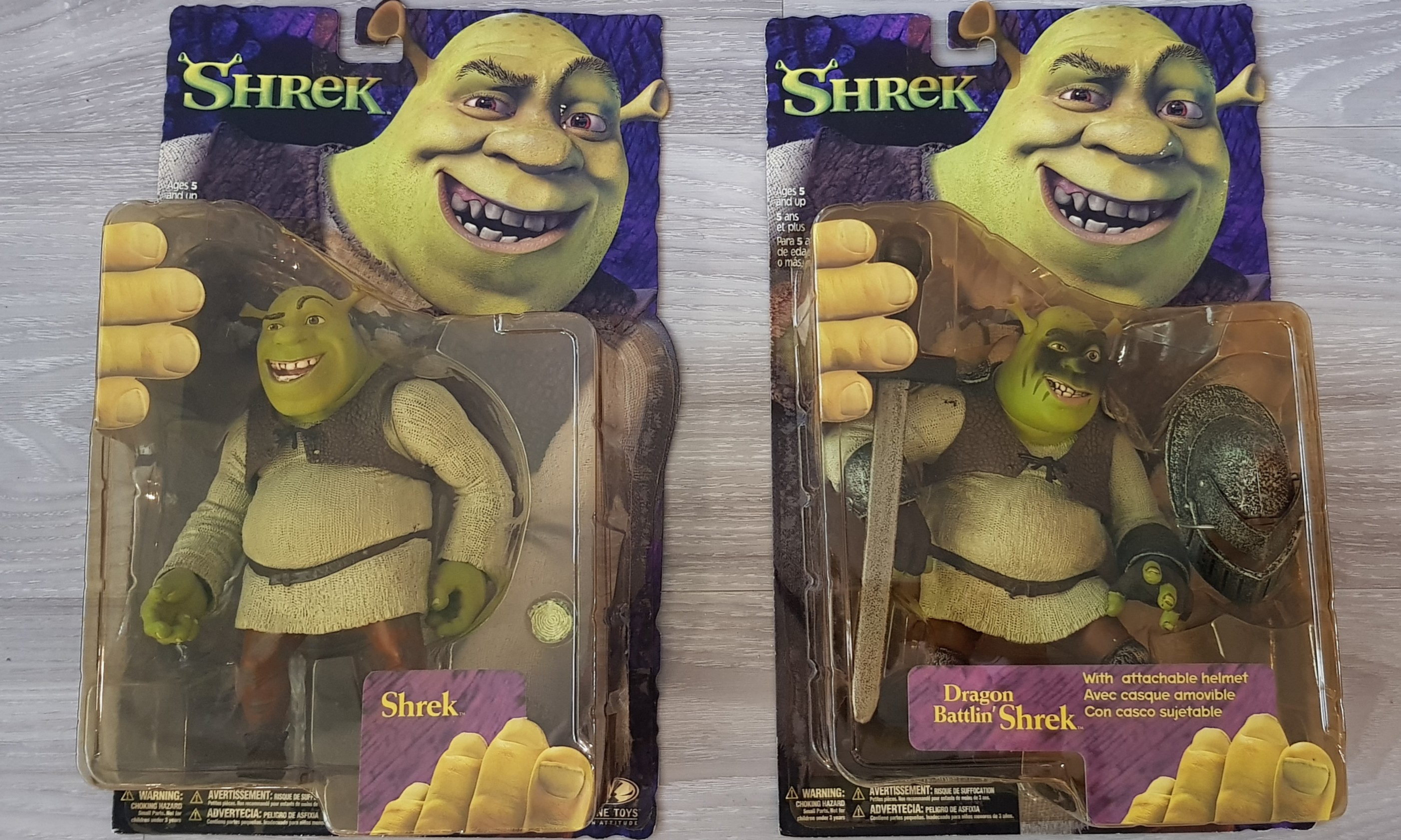Shrek, Dragon Battling Shrek, Donkey, Hobbies & Toys, Toys & Games on ...