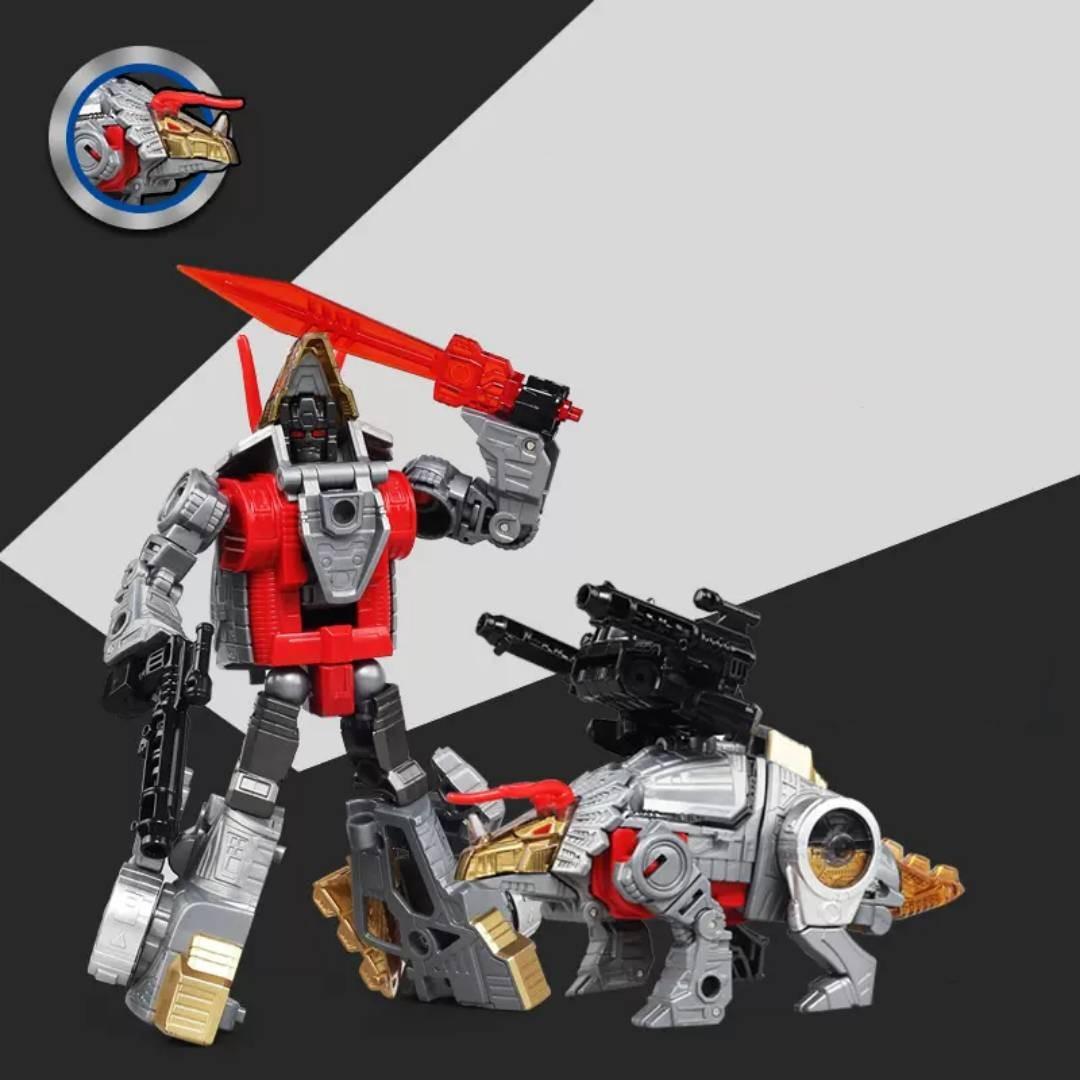 (PO) Volcanicus POTP 5-in-1 dinobot combiner Black Mamba 6002-7B BMB ...