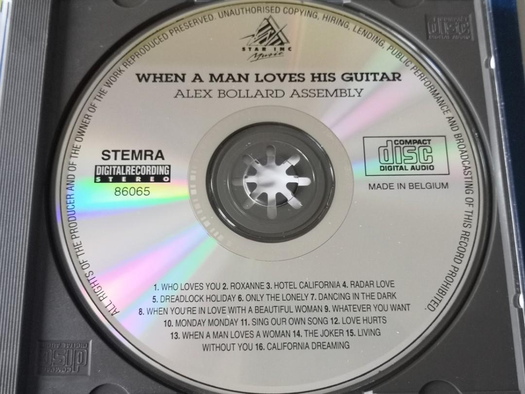 WHEN A MAN LOVES HIS GUITAR ALEX BOLLARD ASSEMBLY ORIGINAL MADE IN ...