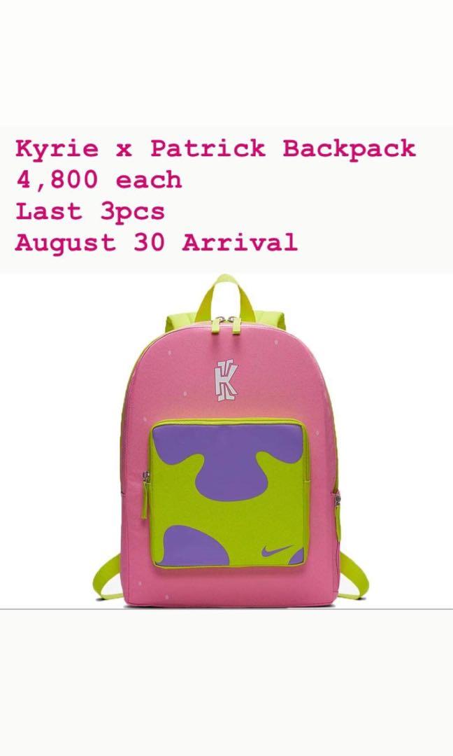 100% Original Kyrie x Patrick Backpack, Women's Fashion, Bags & Wallets ...