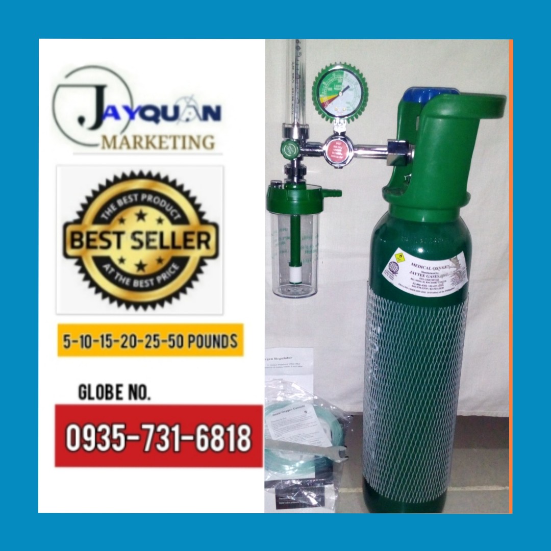 5lbs medical oxygen tank and regulator, Health & Nutrition, Assistive ...