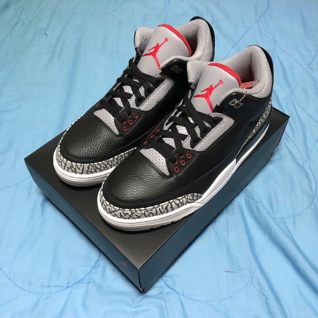 Air Jordan Black Cement 3 (BC3), Men's Fashion, Footwear, Sneakers on ...