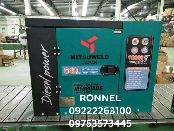 ALL NEW Mitsuweld Japan 🇯🇵 M10800DS 10kva Diesel Silent Type Generator ...