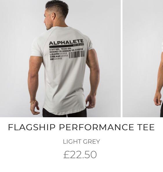 Alphalete Flagship Tee, Men's Fashion, Tops & Sets, Tshirts & Polo ...