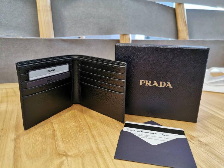 Authentic brand new Prada Men wallet, Men's Fashion, Bags & Wallets ...