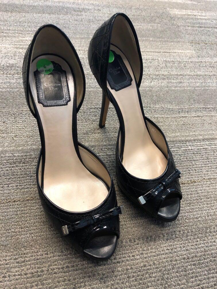 Beautiful back Christian Dior heels, Women's Fashion, Footwear, Heels ...