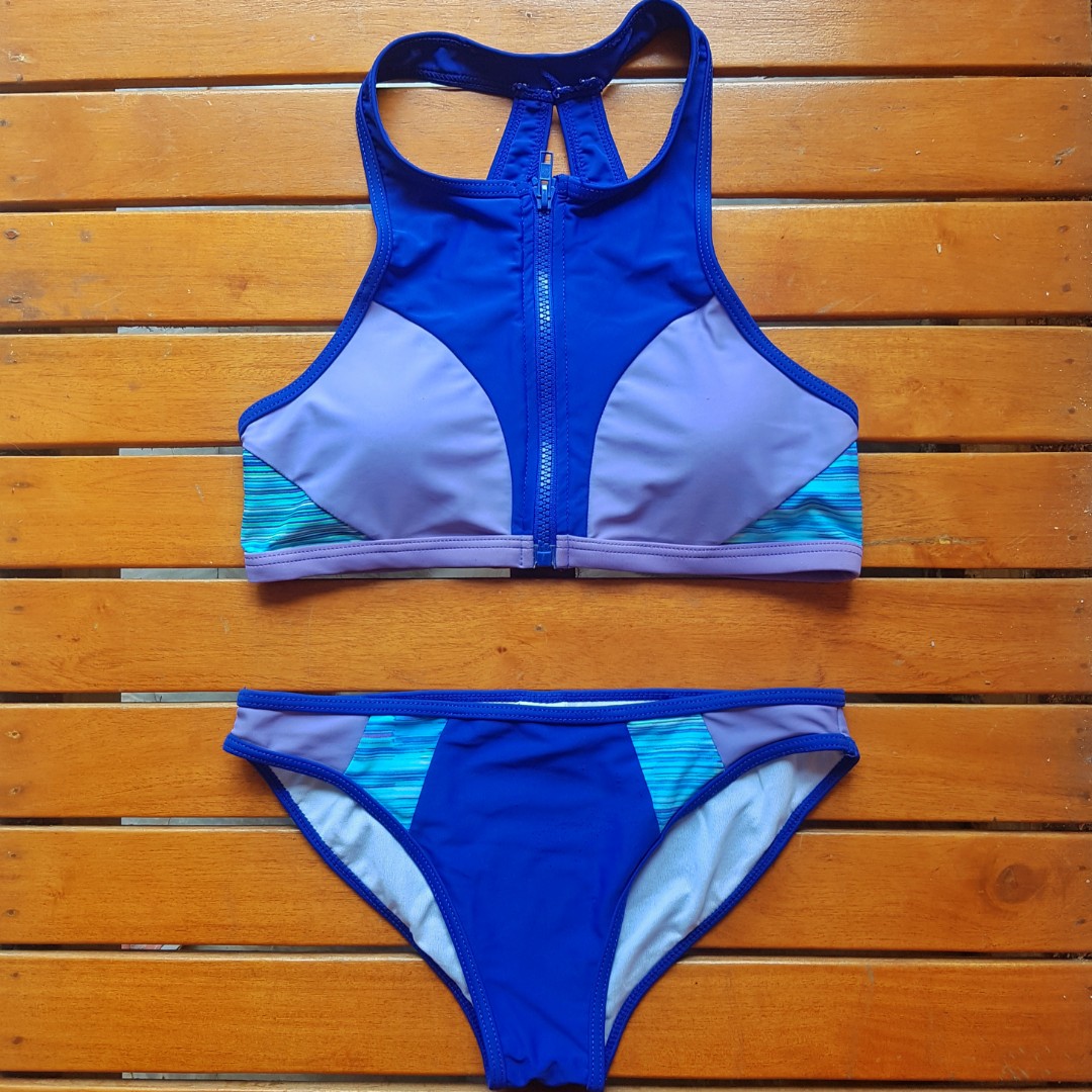 Blue bikini, Women's Fashion, Swimwear, Bikinis & Swimsuits on Carousell
