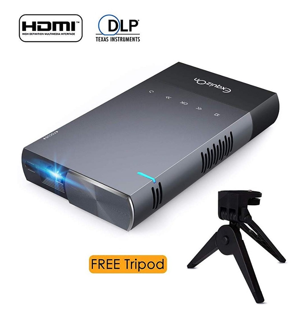 DLP ExquizOn Slim Projector, TV & Home Appliances, TV & Entertainment ...