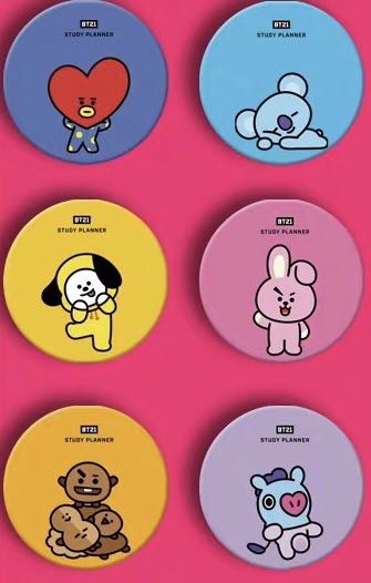 BT21 inspired Popsocket, Hobbies & Toys, Memorabilia & Collectibles ...