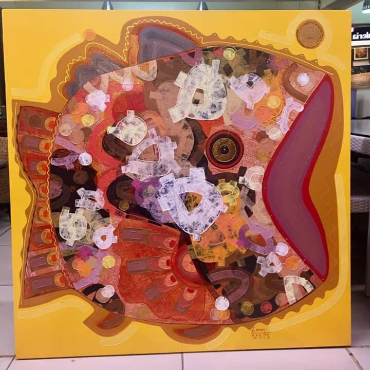 Chinese money tree and arhuana fish coin, Hobbies & Toys, Memorabilia ...