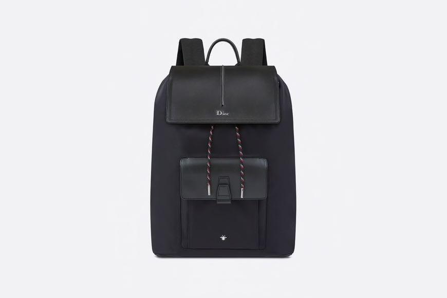 DIOR HOMME unisex black calfskin backpacks , Men's Fashion, Bags ...