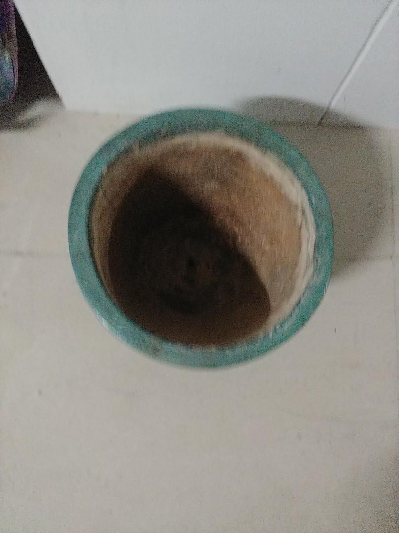 Free Flower Clay Pot (25cm internal diameter, 24cm height), Gardening ...