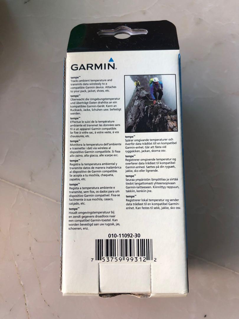 Garmin Tempe wireless temperature sensor, Health & Nutrition, Health ... Garmin Tempe wireless temperature sensor, Health & Nutrition, Health ...