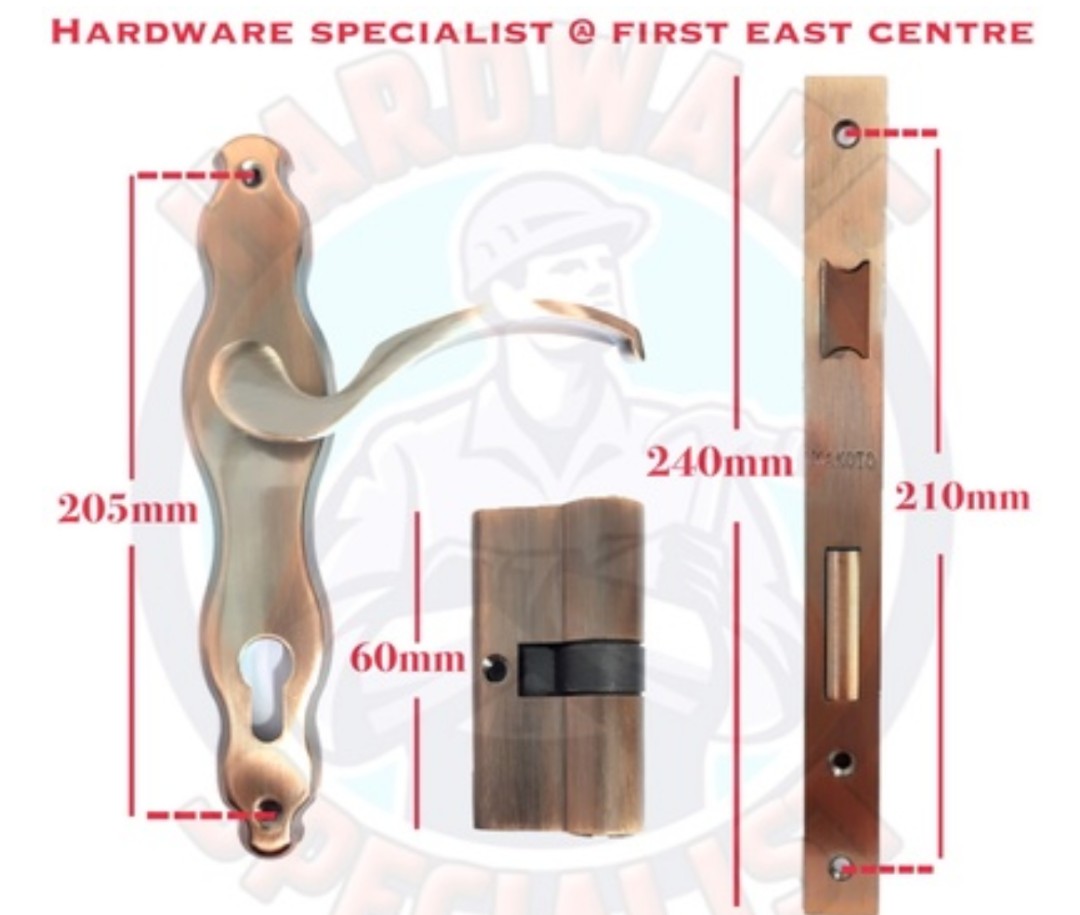 Hdb metal gate- lock set, Furniture & Home Living, Furniture, Other ...