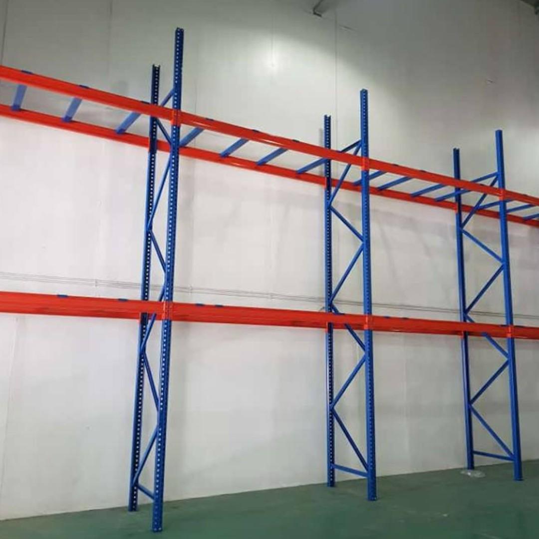 Heavy Duty - Pallet Rack Warehouse - Tie Beam type, Furniture & Home ...