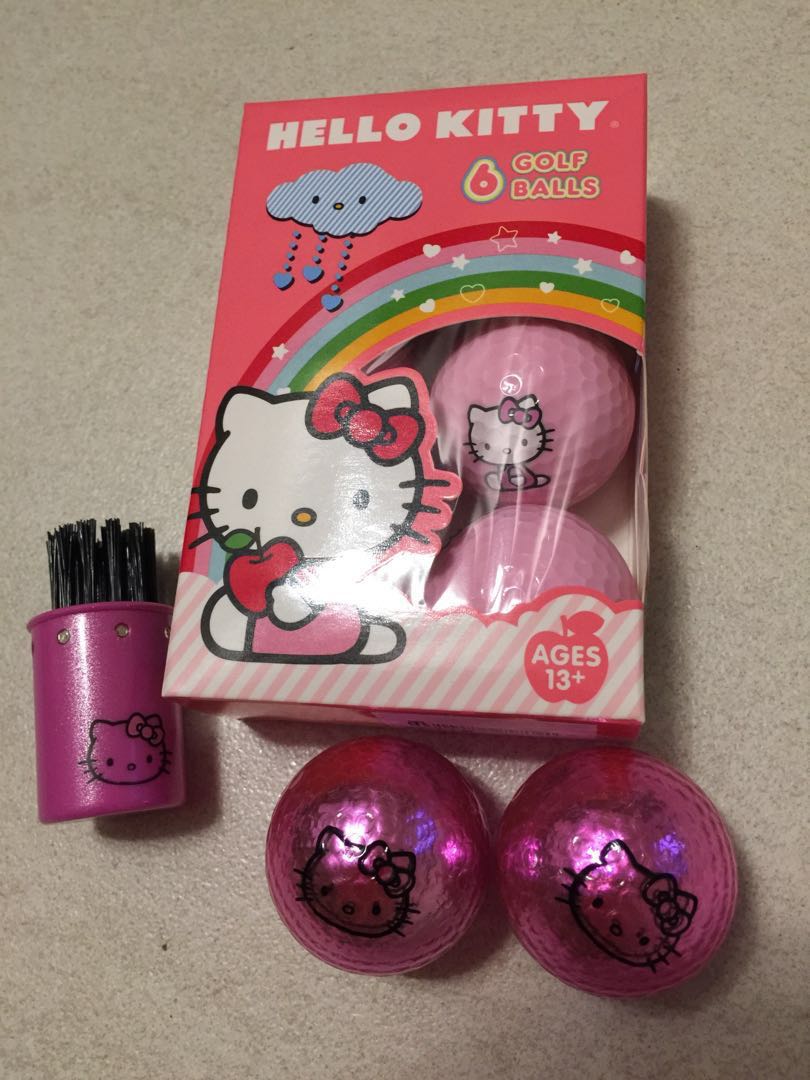 Hello Kitty Golf Ball Set, Sports Equipment, Sports & Games, Racket ...
