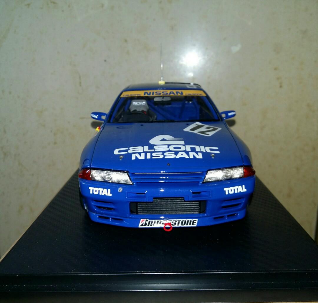 ignition 1/18 CALSONIC SKYLINE #12 R32 GT-R 1990 JTC, 興趣及遊戲, 古董收藏, 收藏品及紀念品 - 明星週邊 - Carousell