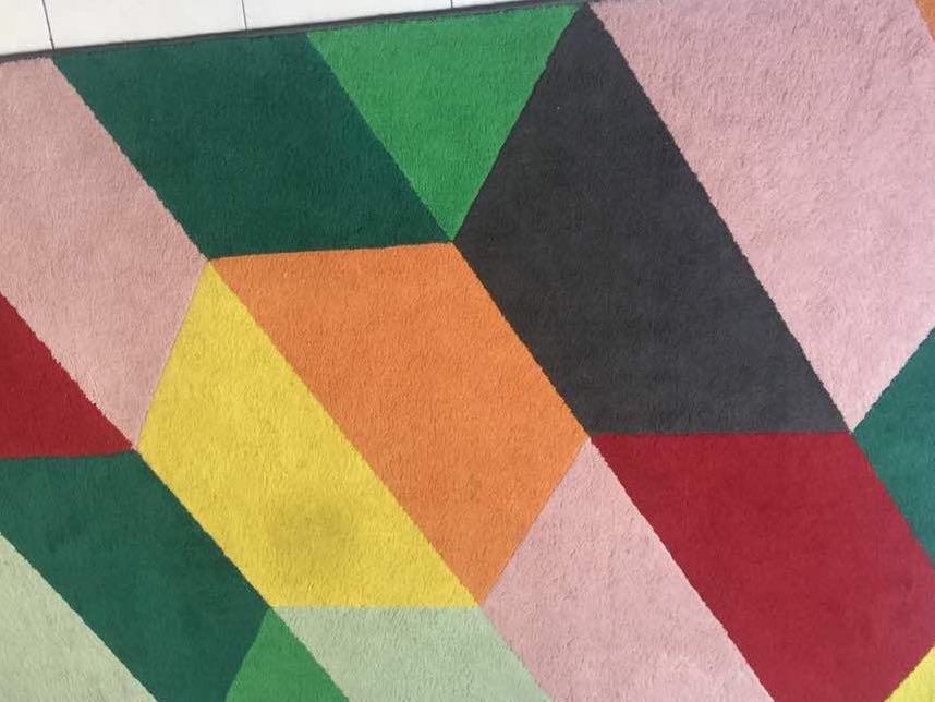 IKEA color block rug, Furniture & Home Living, Kitchenware & Tableware ...