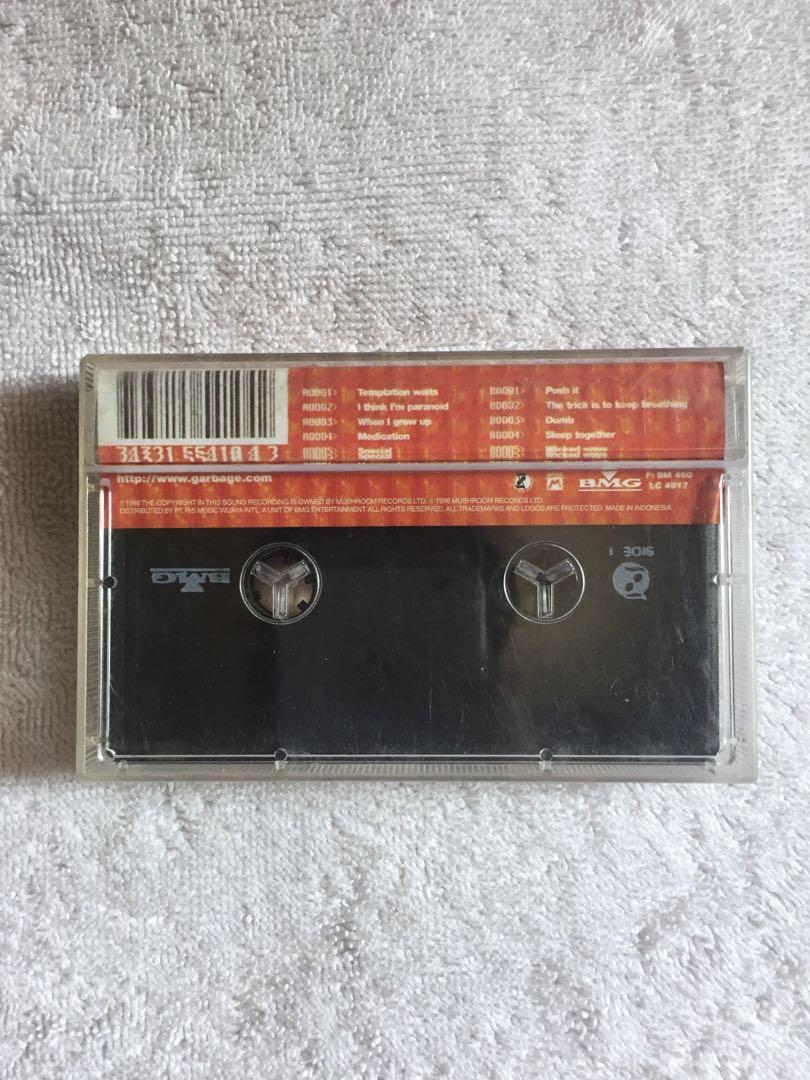 Kaset Pita Garbage Album Version 2 0 Musik And Media Cd Dvd