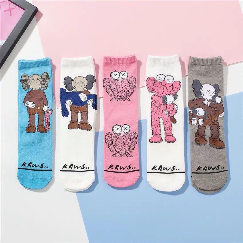 KAWS ICONIC SOCKS, Men's Fashion, Watches & Accessories, Socks on Carousell
