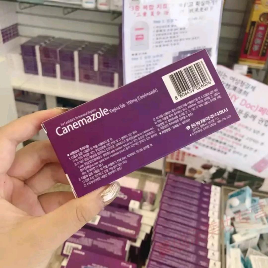 KOREA CANEMAZOLE For Candidal & Trichomonal Vaginitis 6 Tablets/Box ...