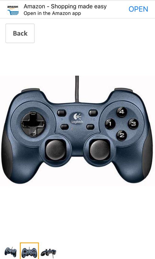 Logitech Controller Rumblepad 2 Vibration, Video Gaming, Gaming ...