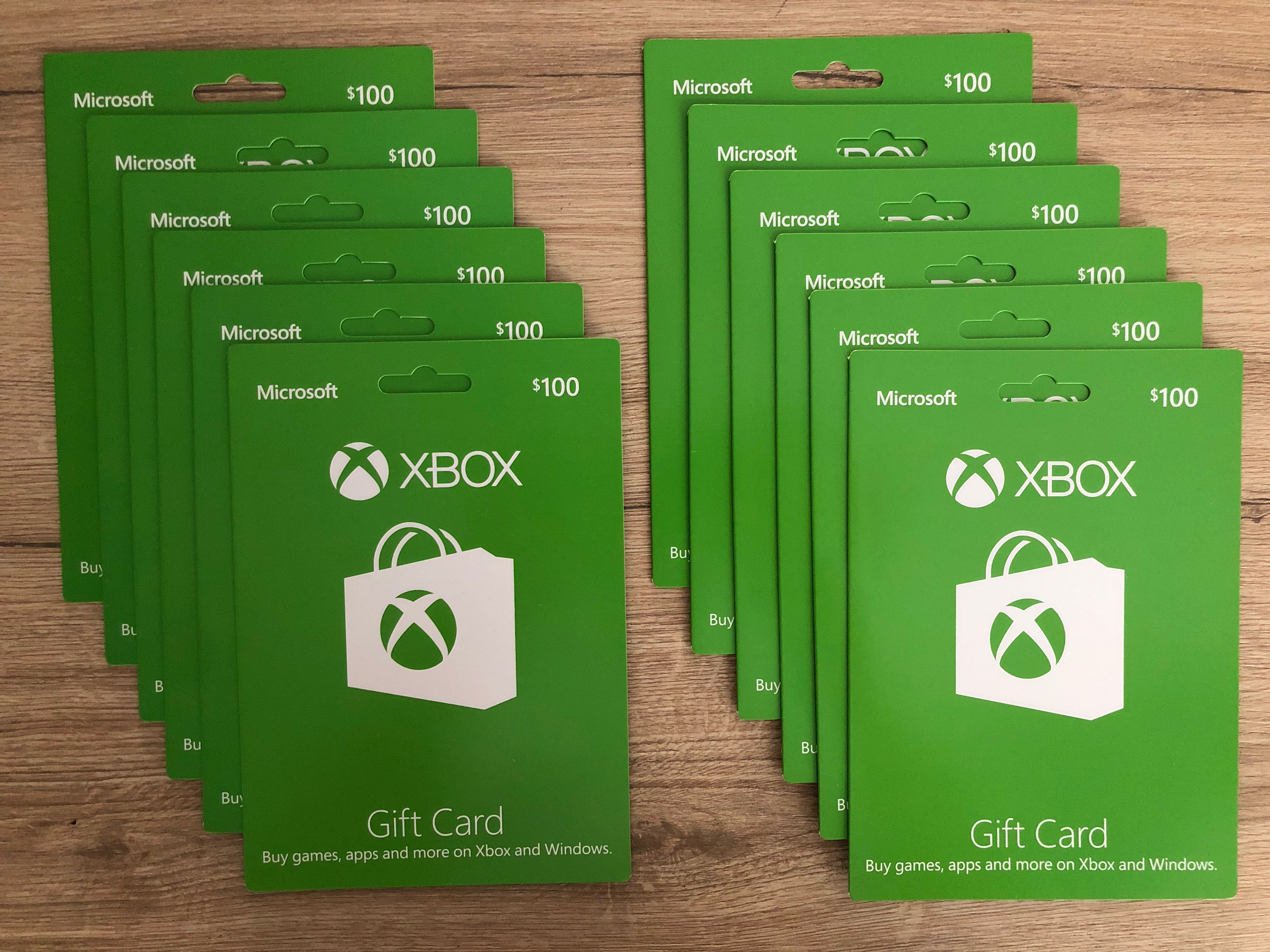 Microsoft Gift Cards 100 X12 Entertainment Gift Cards Vouchers On Microsoft Gift Cards 100 X12 Entertainment Gift Cards Vouchers On