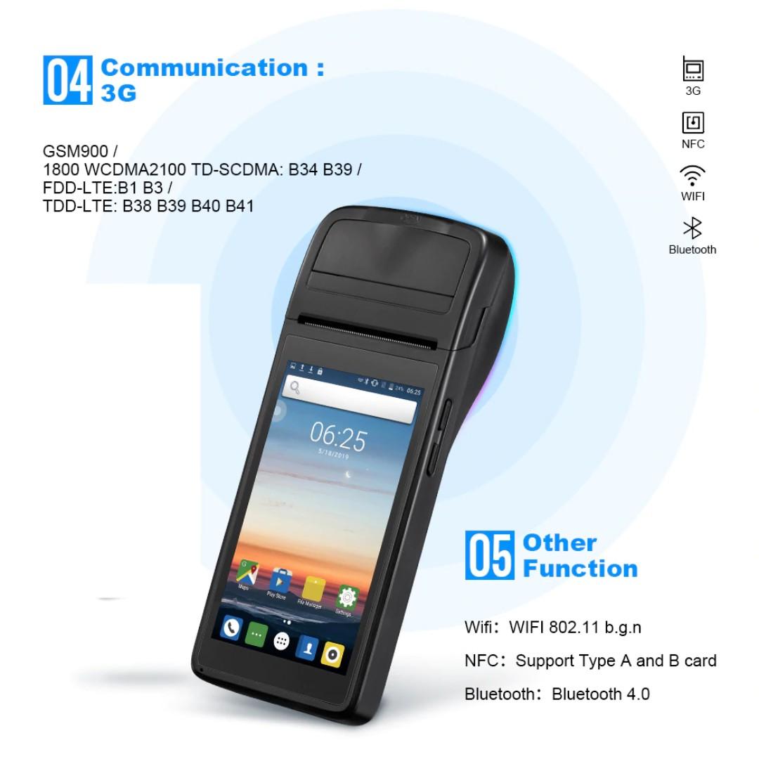 Mobile Portable Mini POS System Point of Sales 3G Wifi Ordering ...