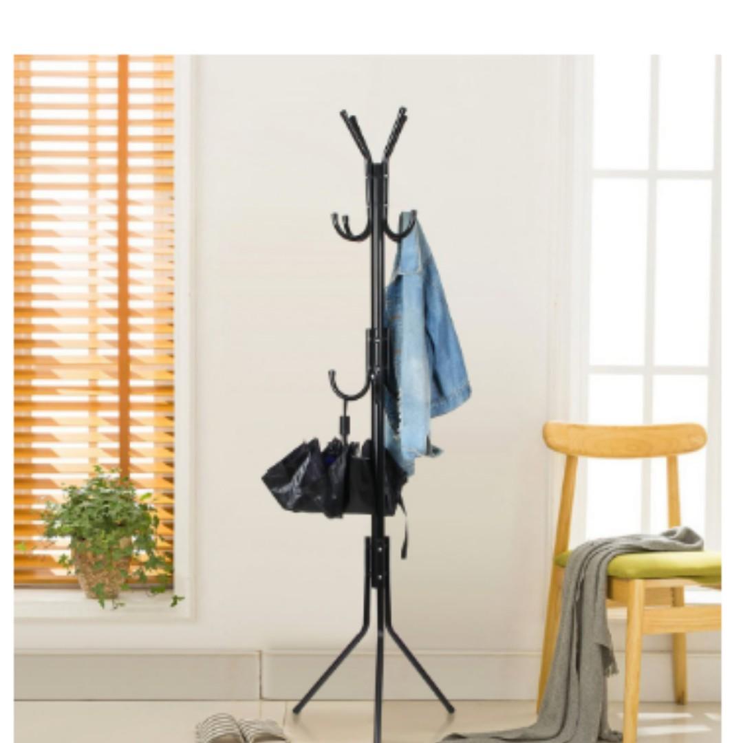 Multi Level Stainless Steel Clothes Coat Rack, Furniture & Home Living ...