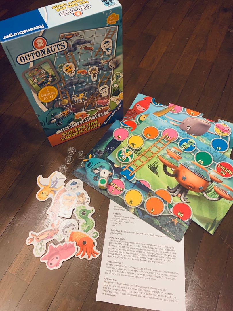 Octonauts snake and ladder, Hobbies & Toys, Toys & Games on Carousell