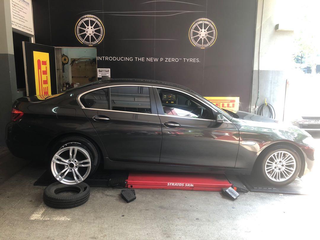 Original 18” BMW M sport rims for F10 and F30, Car Accessories, Tyres ...